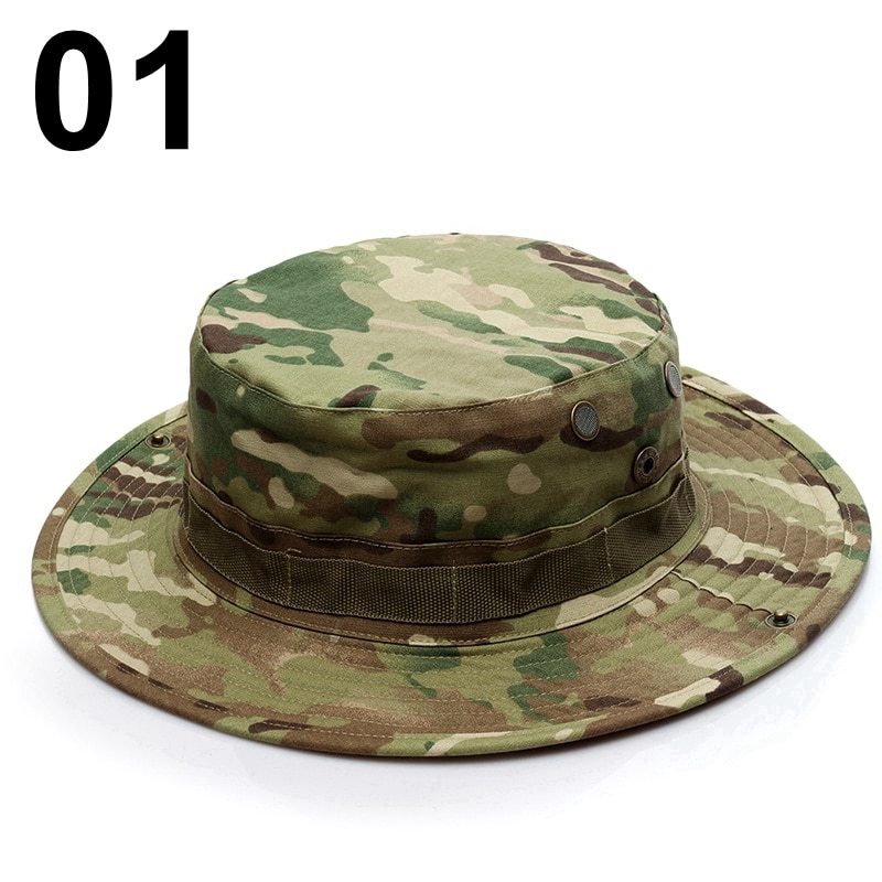 Boonie Hat US Army Bucket Hats Military Summer Caps Outdoor Hi Multicam ...