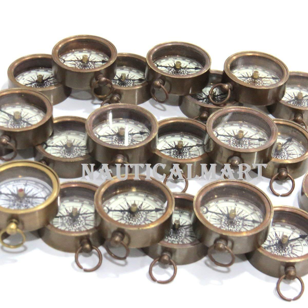 NauticalMart Vintage Mini Compass Set of 100 Units Marine Collectible ...