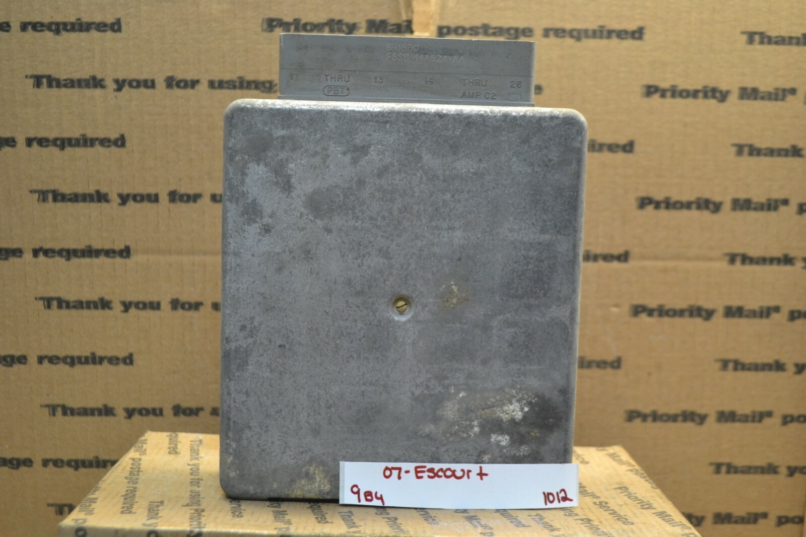 1997 Ford Escort Engine Control Unit ECU F7CF12A650CC Module 1012-9B4 ...