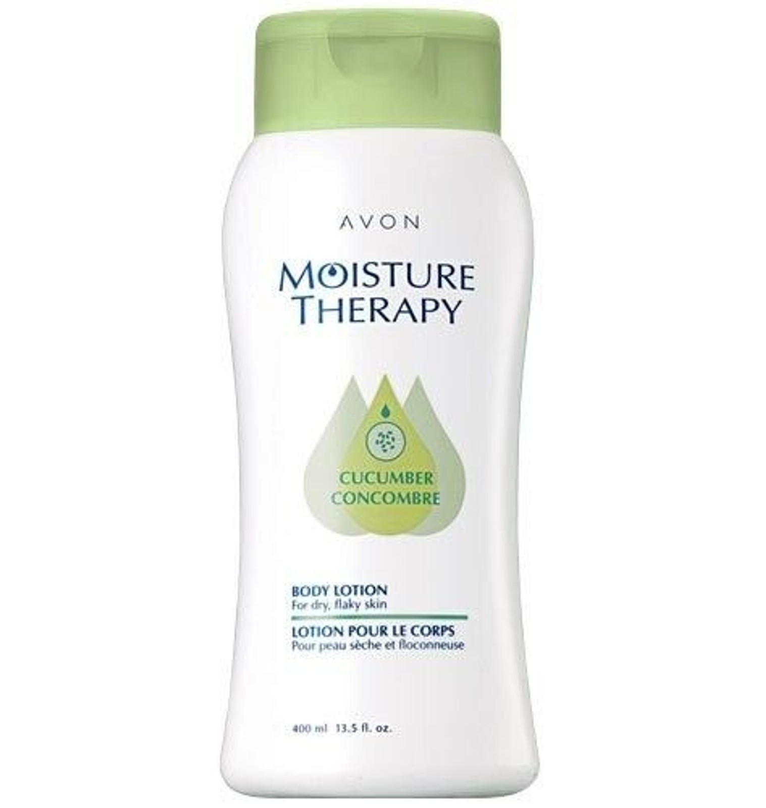 AVON Moisture Therapy Body Lotion Cucumber for Dry, Flaky Skin (13.5 oz ...