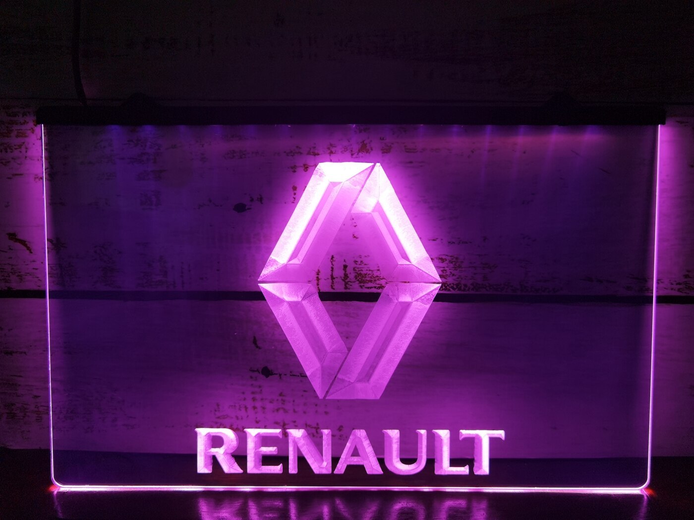 Renault Led Neon Sign Hang Signs Wall Home Decor Room, Garage Glowing ...
