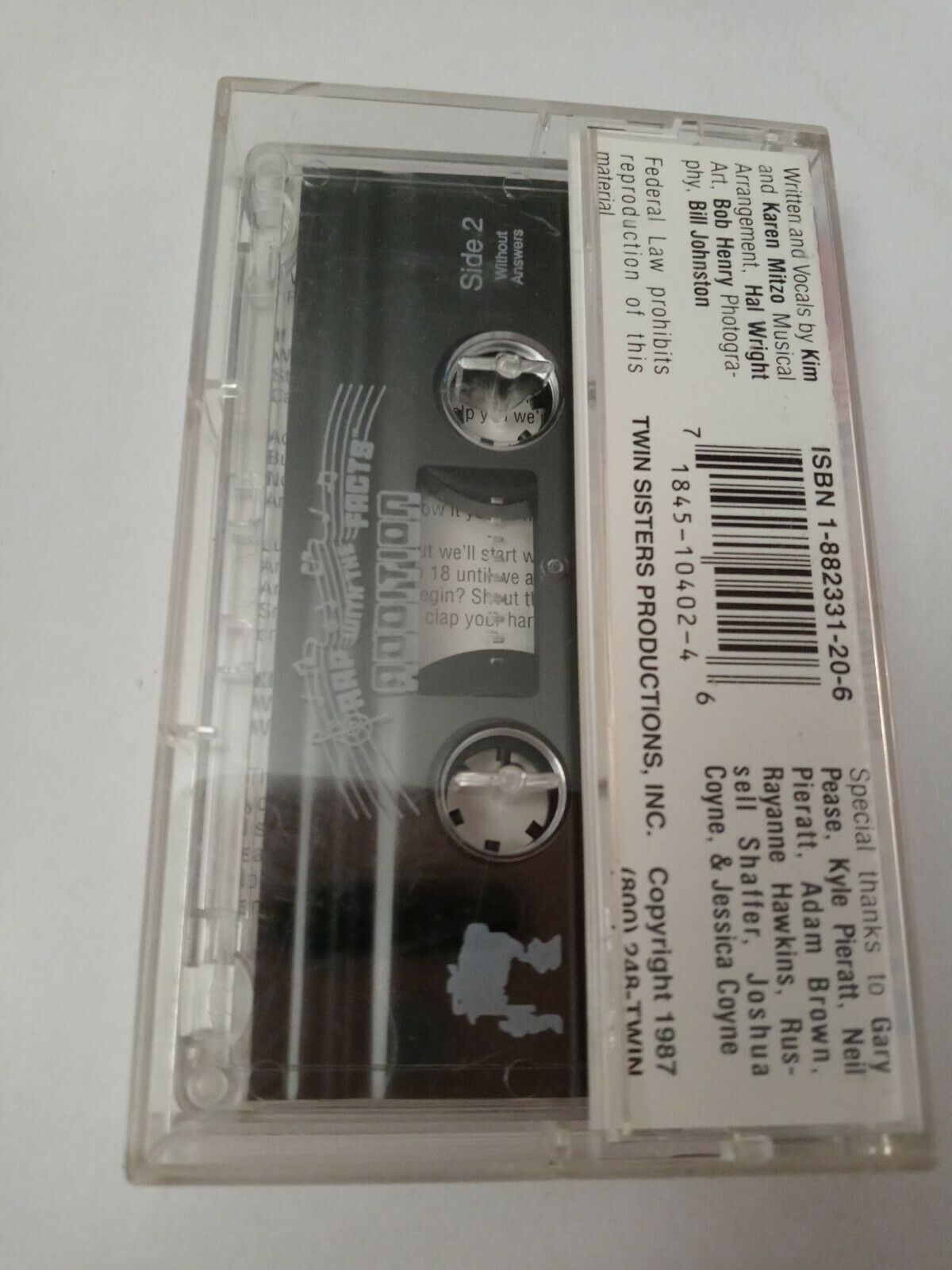 RAP WITH THE FACTS cassette tape only ADDITION Twin Sisters educational ...