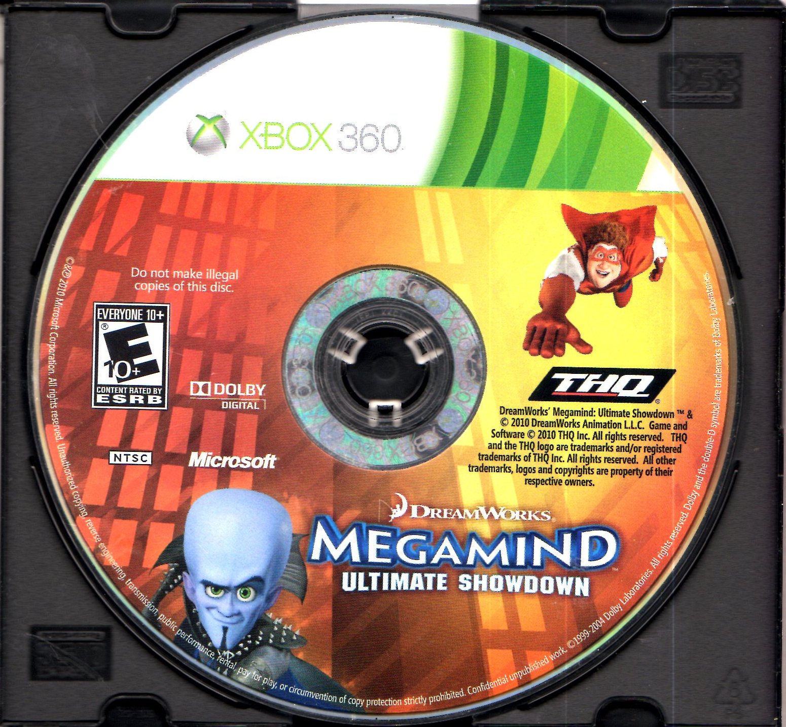 XBox 360 - MEGAMIND Ultimate Showdown Dreamworks Crime Hero Action ...