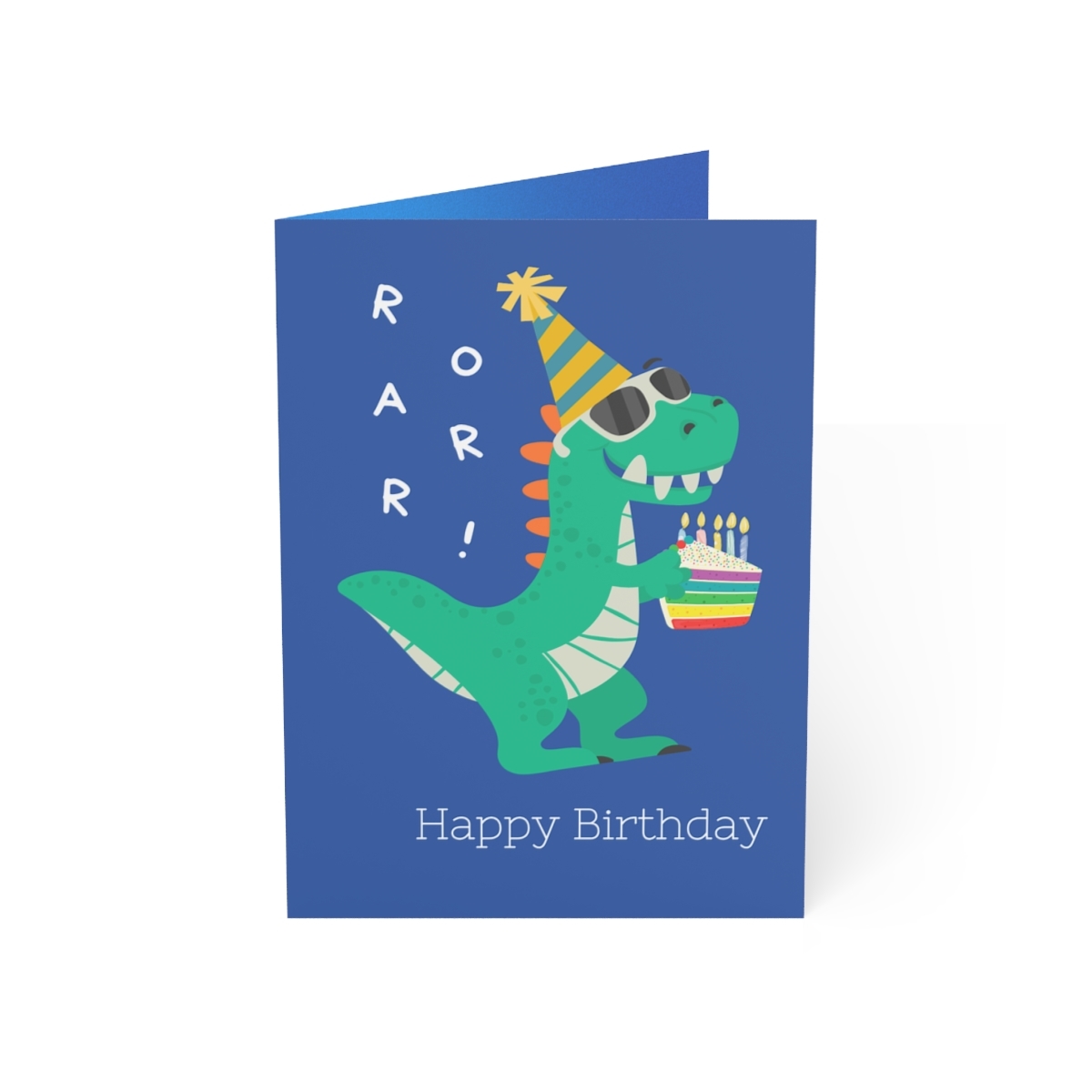Digital Birthday Greeting Card – ROARR! Happy Birthday - Digital Art