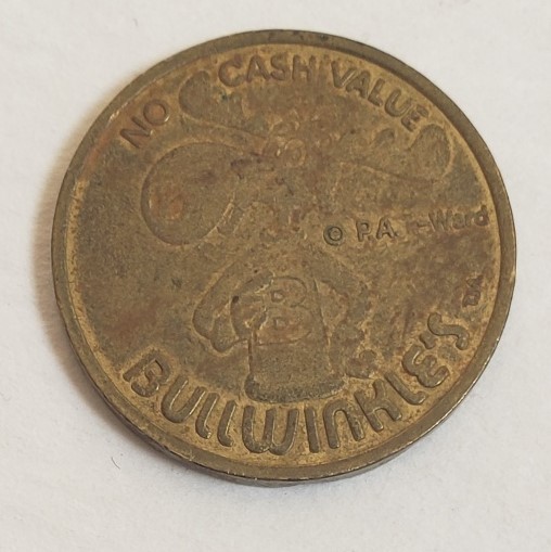 Bullwinkle's Arcade Game No Cash Value 1" Token - DVDs & Blu-ray Discs