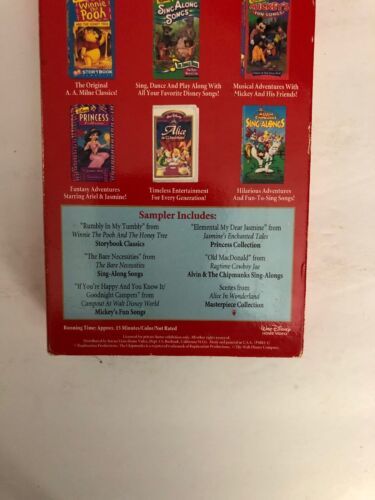 Disney Family Video Sampler VHS - VHS Tapes