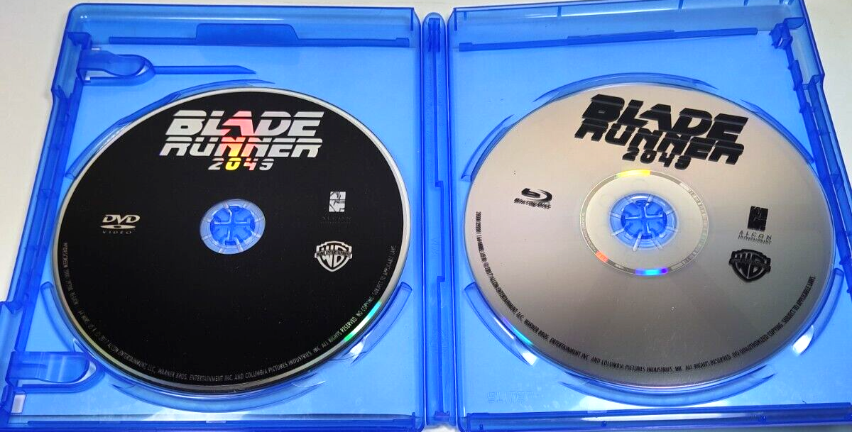 Blade Runner 2049 Blu-Ray & DVD Set Warner Bros Ryan Gosling Harrison ...