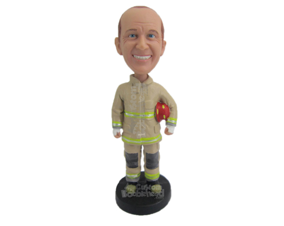 Custom Bobblehead Firefighter Full Ready At Your Service - Careers ...