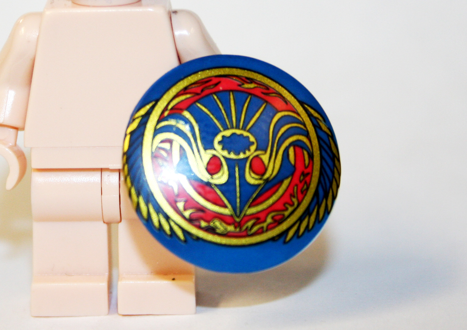 Greek Blue Round Shield For Knight Custom Minifigures - LEGO (R ...
