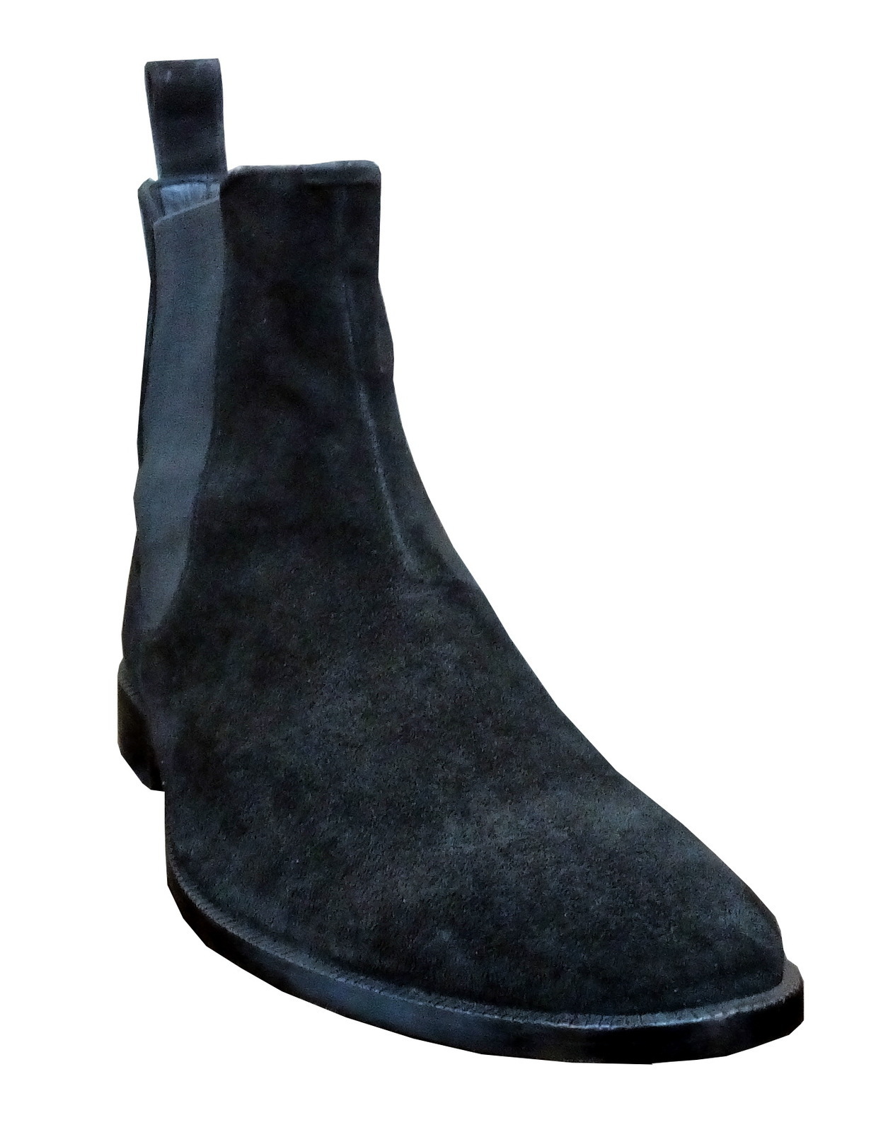 NEW Handmade Men's Navy Blue Color Chelsea Boot, Men's Suede High Ankle ...