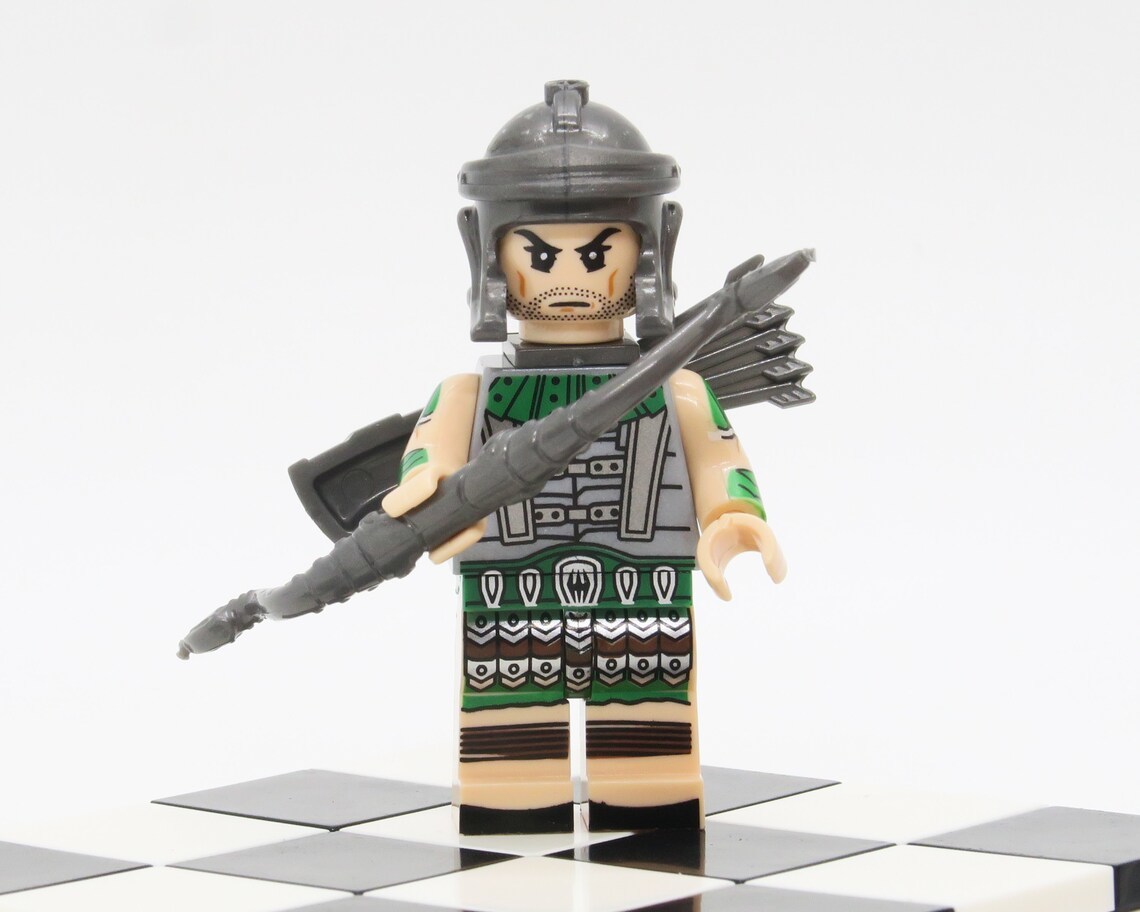 Roman Empire Roman troop Archer Soldier Minifigures Weapons Accessories ...