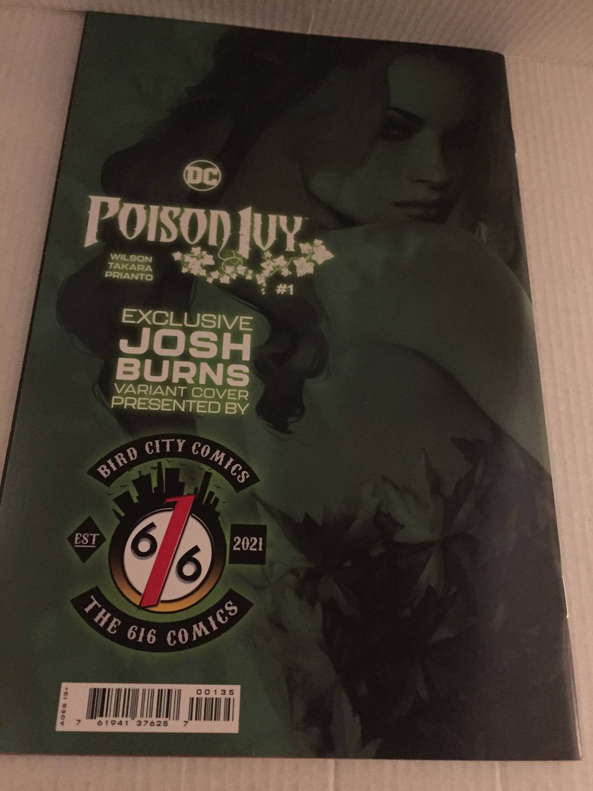 2022 DC Comics Poison Ivy Virgin Variant #1 - Josh Burns Cover - Comics ...