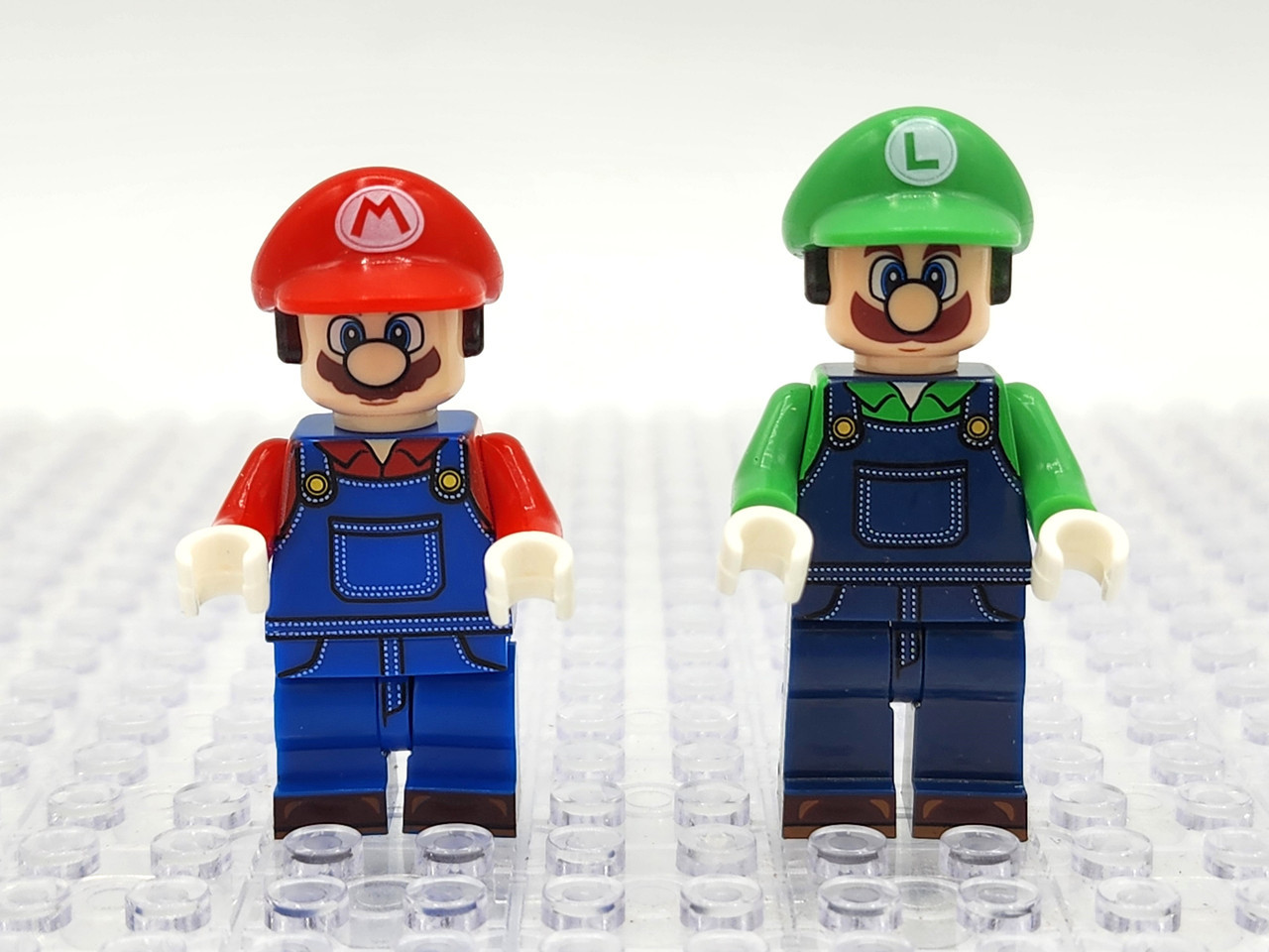 8pcs Super Mario Brothers Baby Luigi Toad Tanooki Raccoon Mario ...