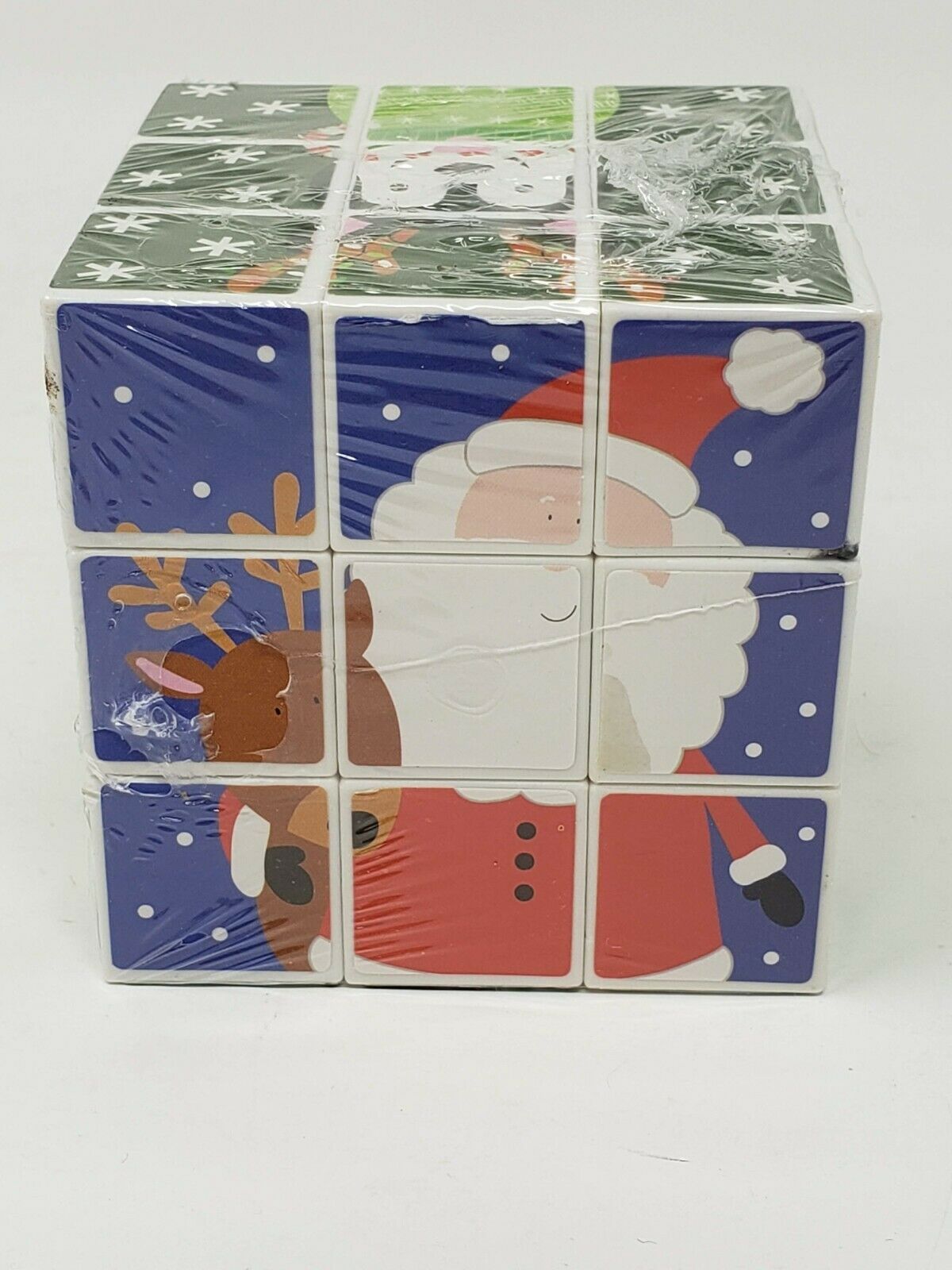 Greenbrier 3D Santa Claus Holiday Christmas Puzzle Cube - New - Brain ...