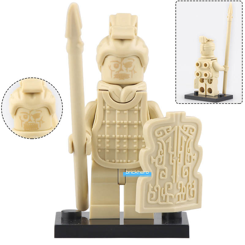 Terra Cotta Warrior Ancient Chinese Warrior Lego Custom Minifigure ...