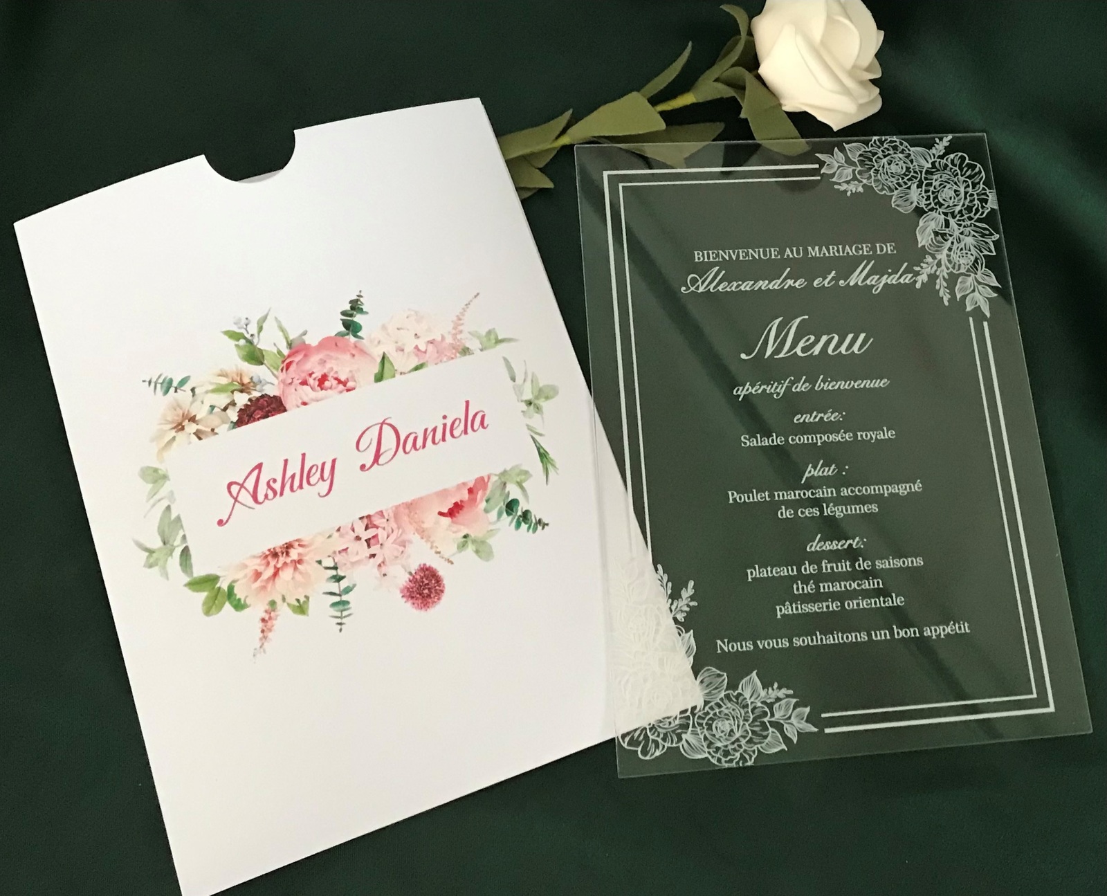 Transparent Acrylic Invitations,Custom Acrylic Wedding Invitations ...