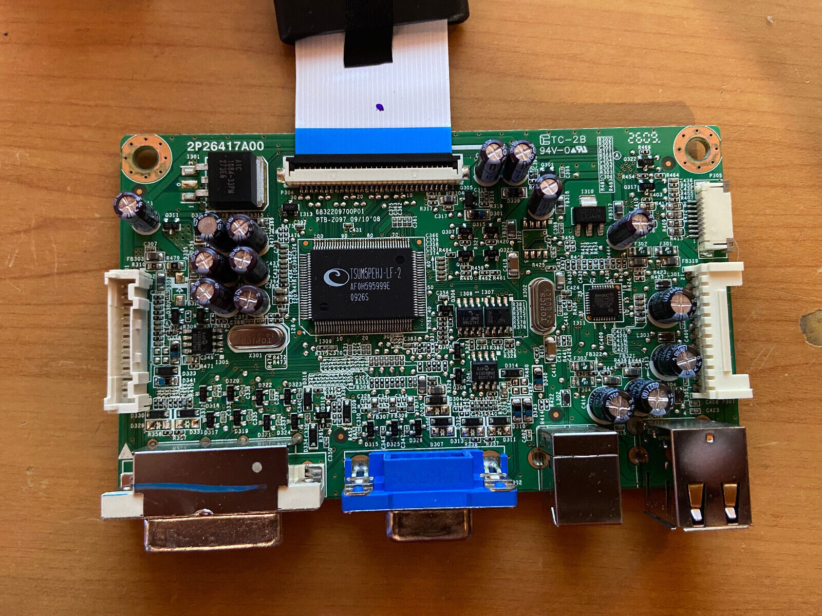 Dell P170ST 1708FPt Monitor Main Board 6832209700P01 PTB-2097 - Monitor ...