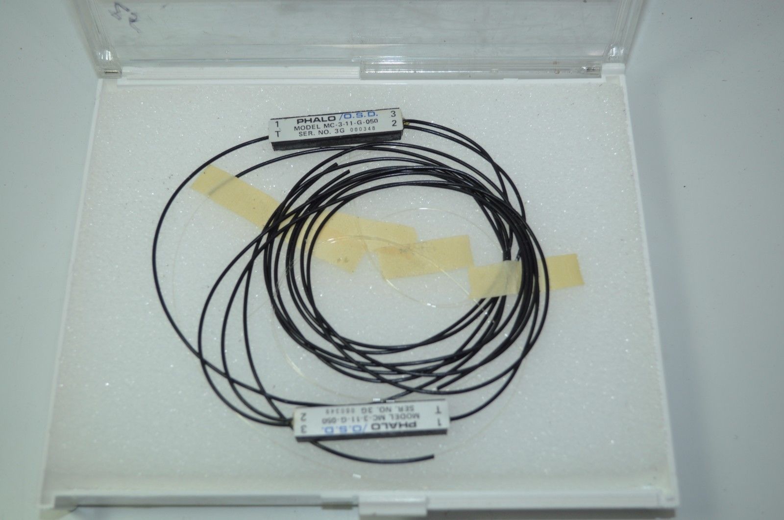 Phalo OSD - Optical Systems Division Fiber Cable Set Part# MC-3-11-G ...