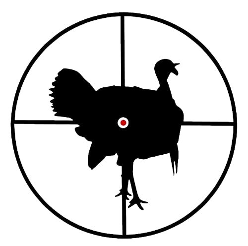 Mhdstickerco Wild Turkey Hunting Scope Red Dot Point Vinyl Decal