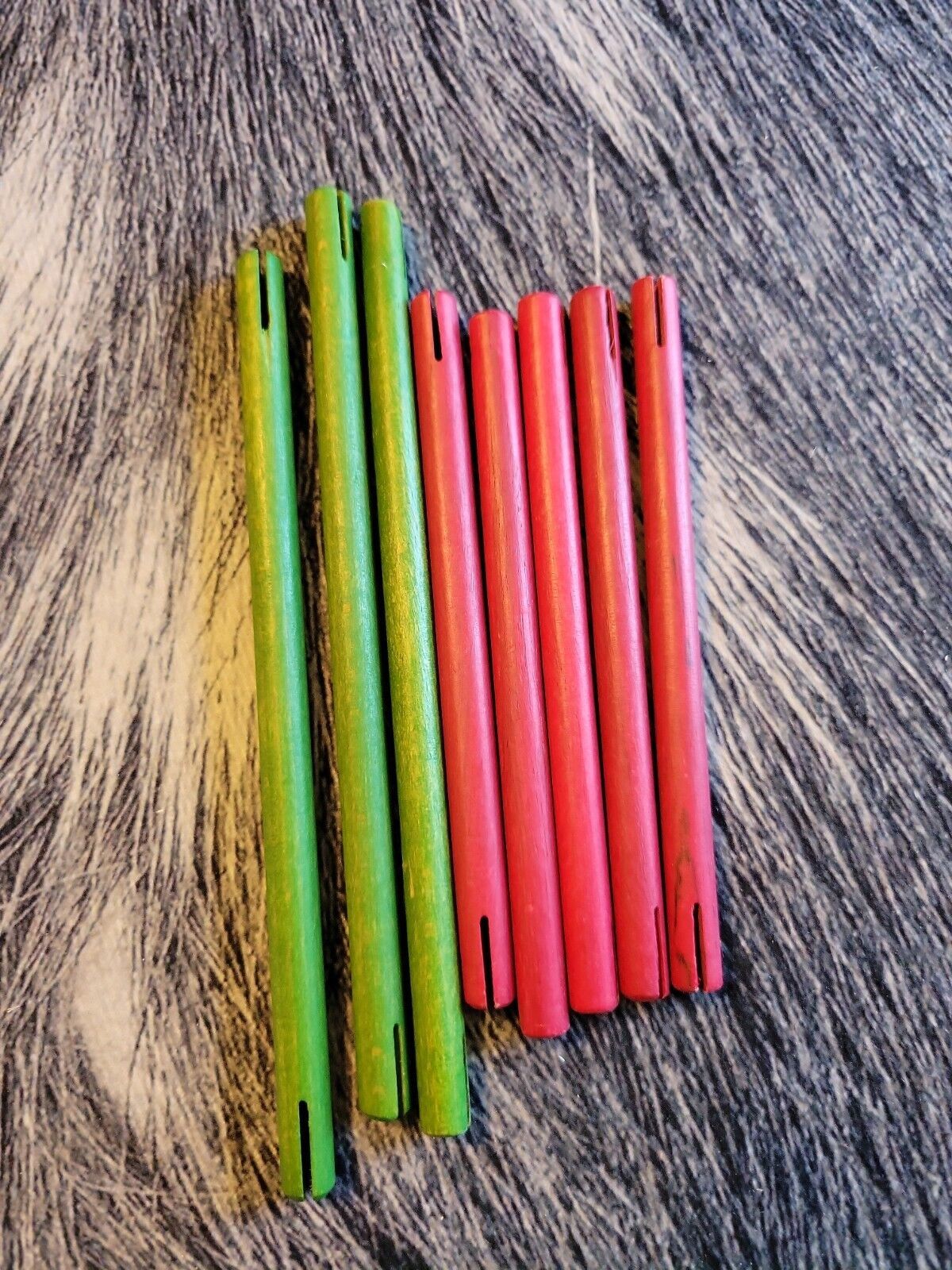 Tinker Toy Replacement Rods 3 Green 5 Red Lot See Pictures for ...