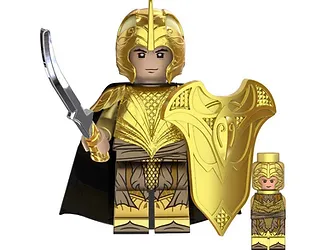 NawToys Golden Elven Warrior V2 LOTR Lord Of The Rings Hobbit ...
