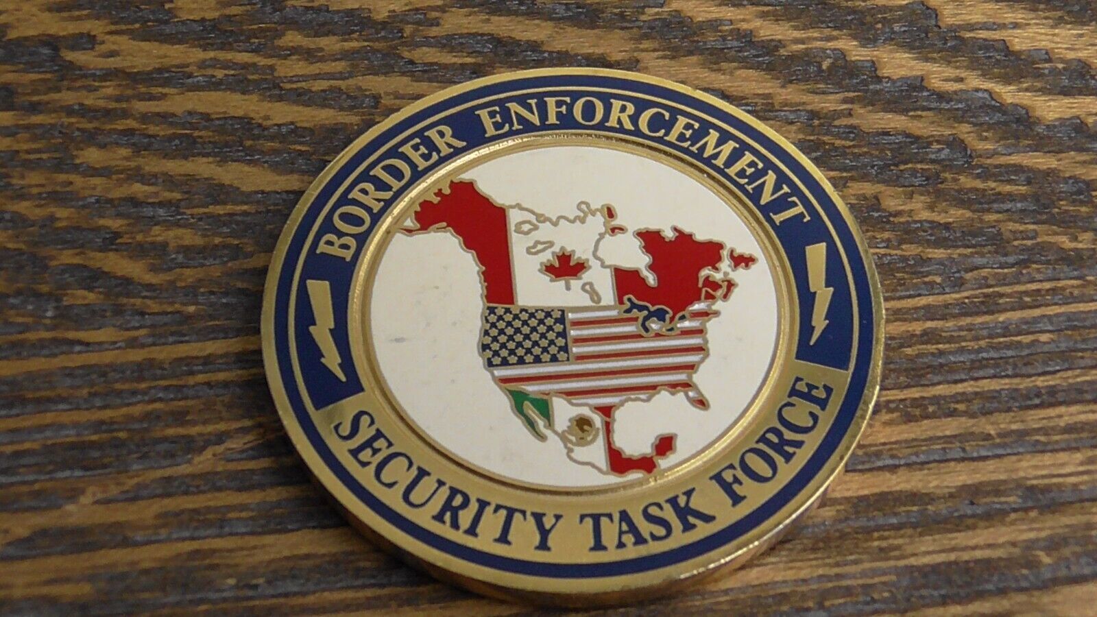 HSI Border Enforcement Security Task Force Challenge Coin #207W - Challenge Coins