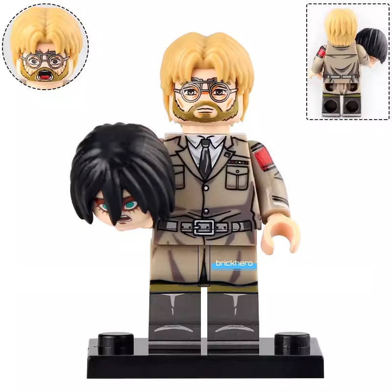 Zeke Yeager Attack on Titan Custom Printed Lego Compatible Minifigure ...