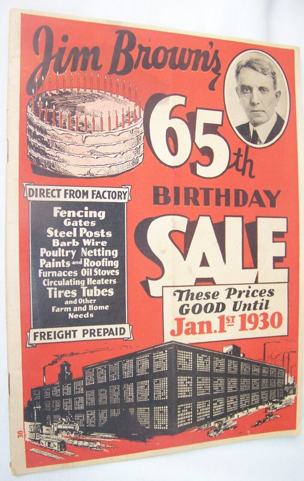 1930 JIM FENCE & WIRE CO FENCING ADVERTISING CATALOG CLEVELAND OH - 1920-39