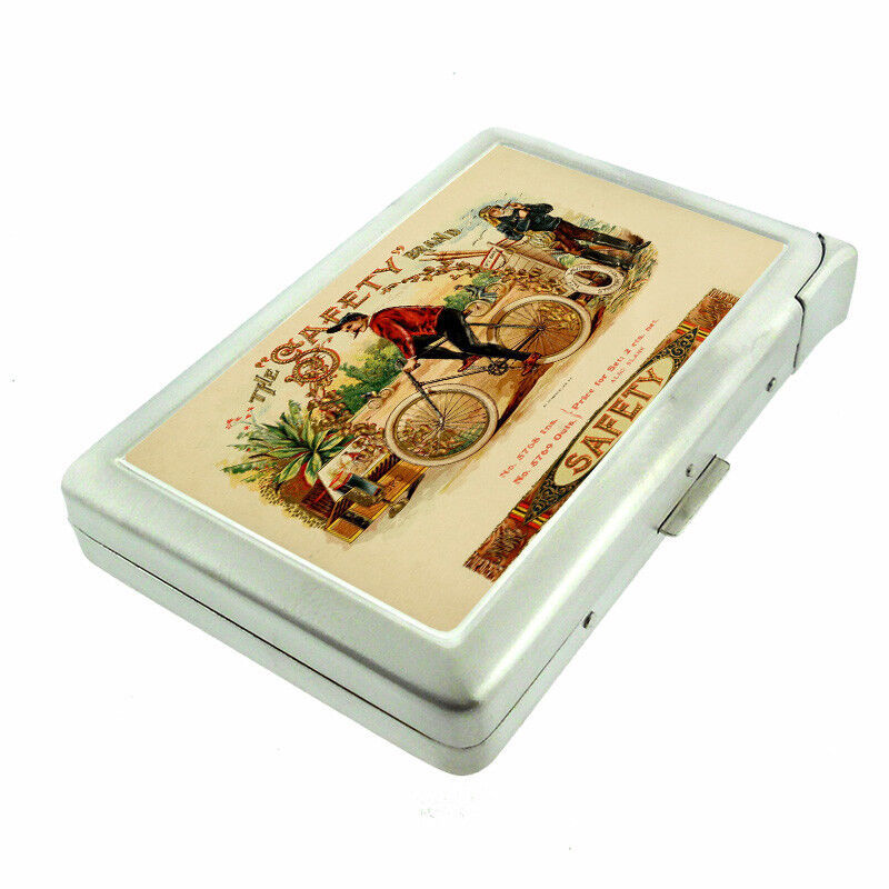 Vintage Cigar Box Poster D9 100's Size Cigarette Case with Built in ...