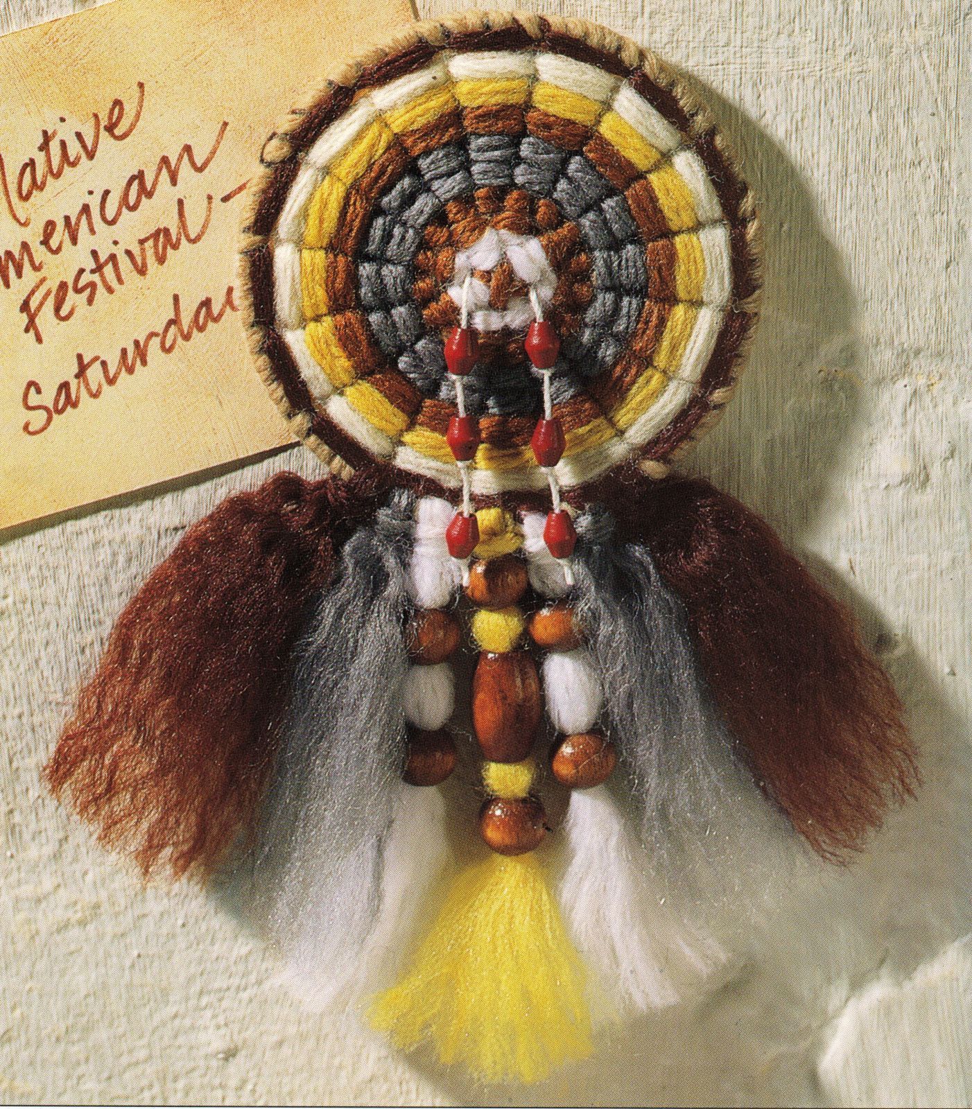 Plastic Canvas Native Indian Tissue Cover Tepee Mandala Dream Catcher ...