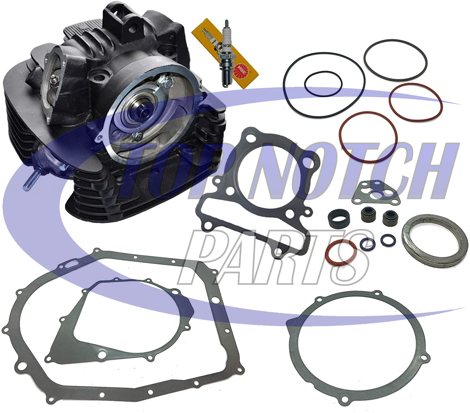 Yamaha Grizzly 350 Cylinder Head Complete Assembly Yfm350 Yfm 350 2007 ...