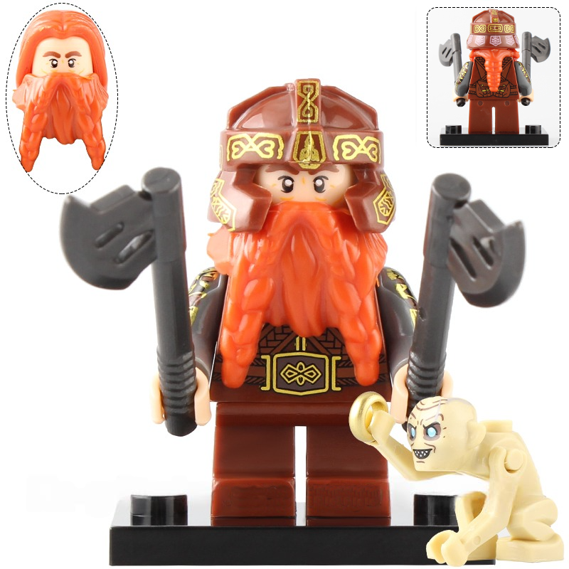 The Lord of the Rings Gimli Minifigures Building Toys - Building Toy ...