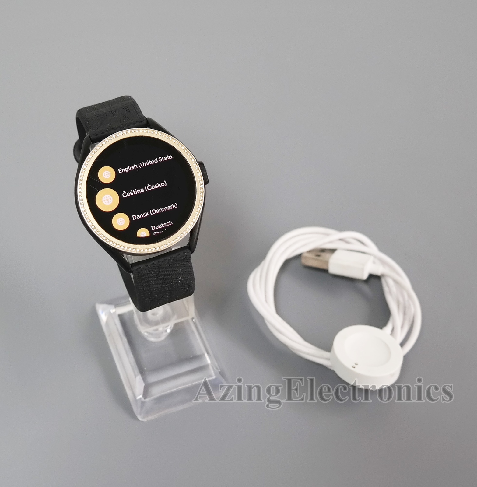 Michael Kors Gen 5E MKGO Smartwatch Gold Black Rubber MKT5118V - Smart ...