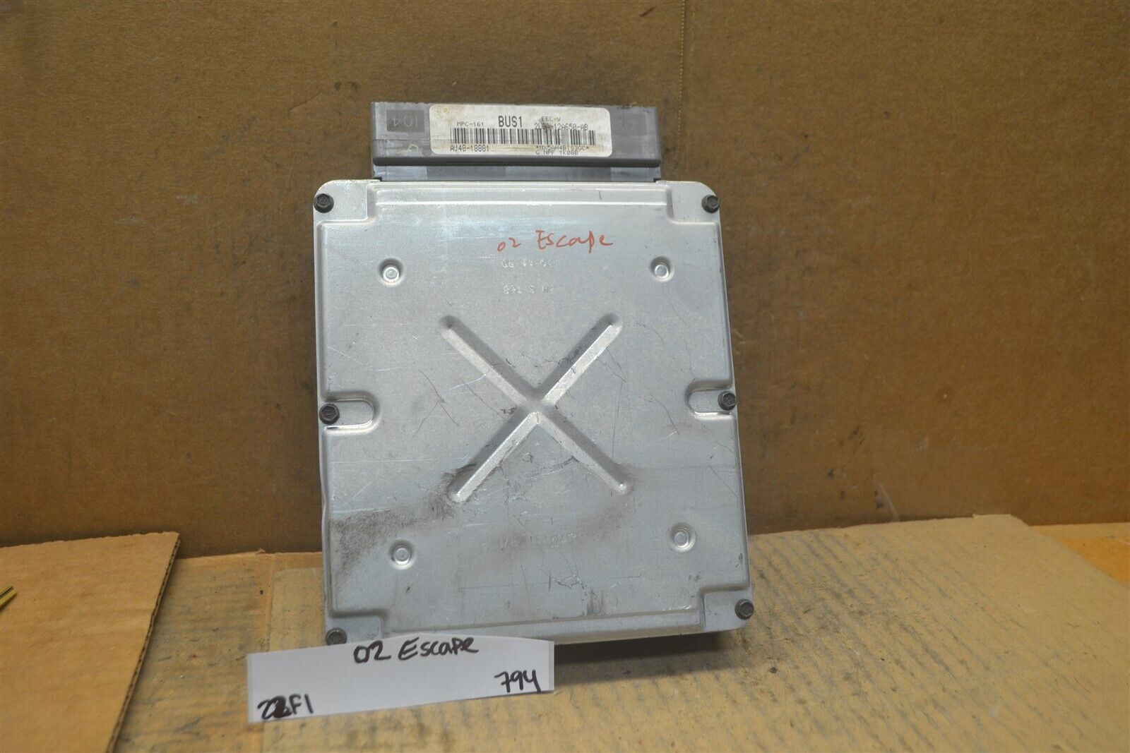 02 Ford Escape Tribute 3.0L Engine Control Unit ECU 2L8A12A650AB Module ...