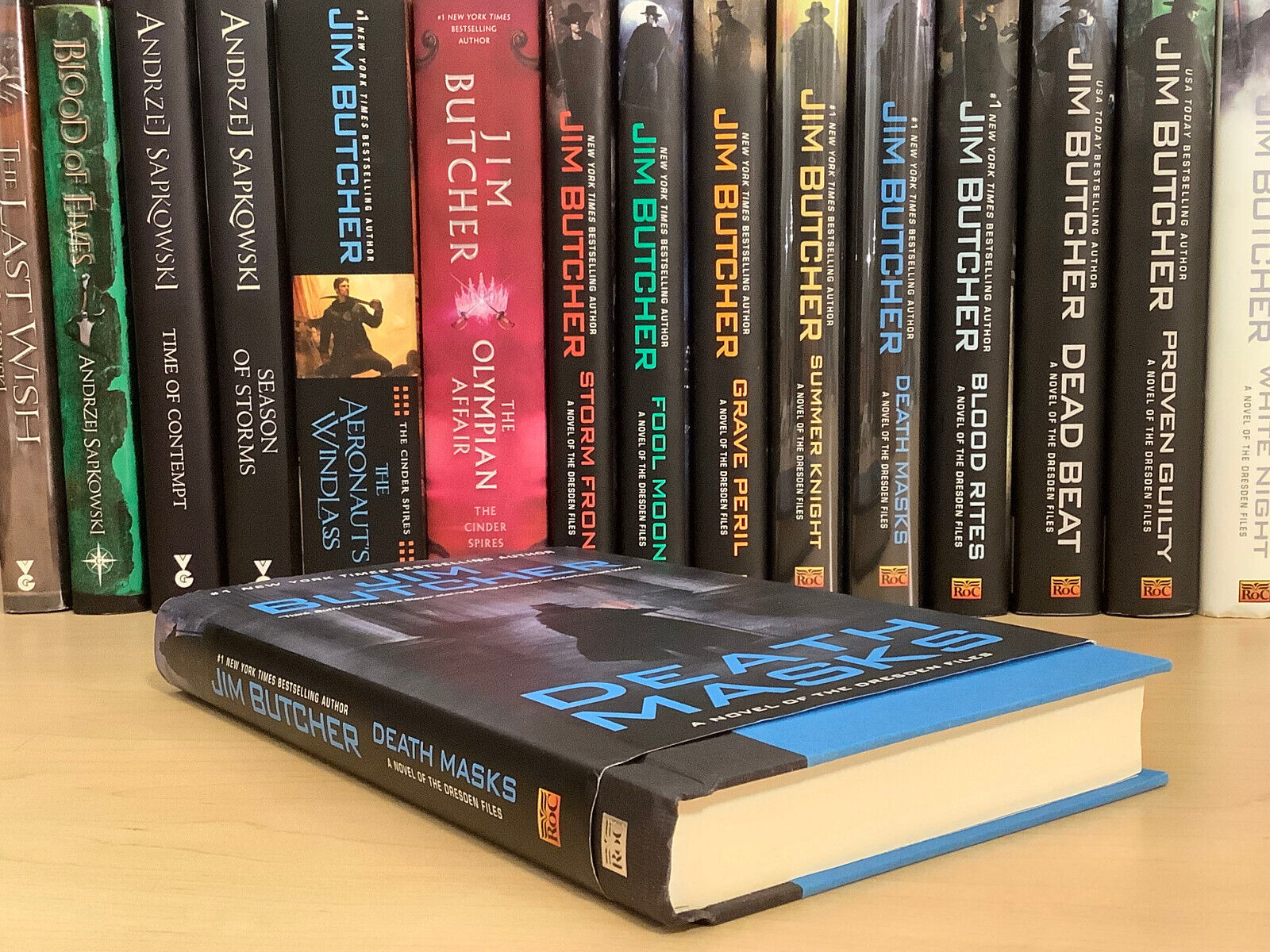 Death Masks by Jim Butcher, 1st / 1st , signed - The Dresden Files Bk 5 ...