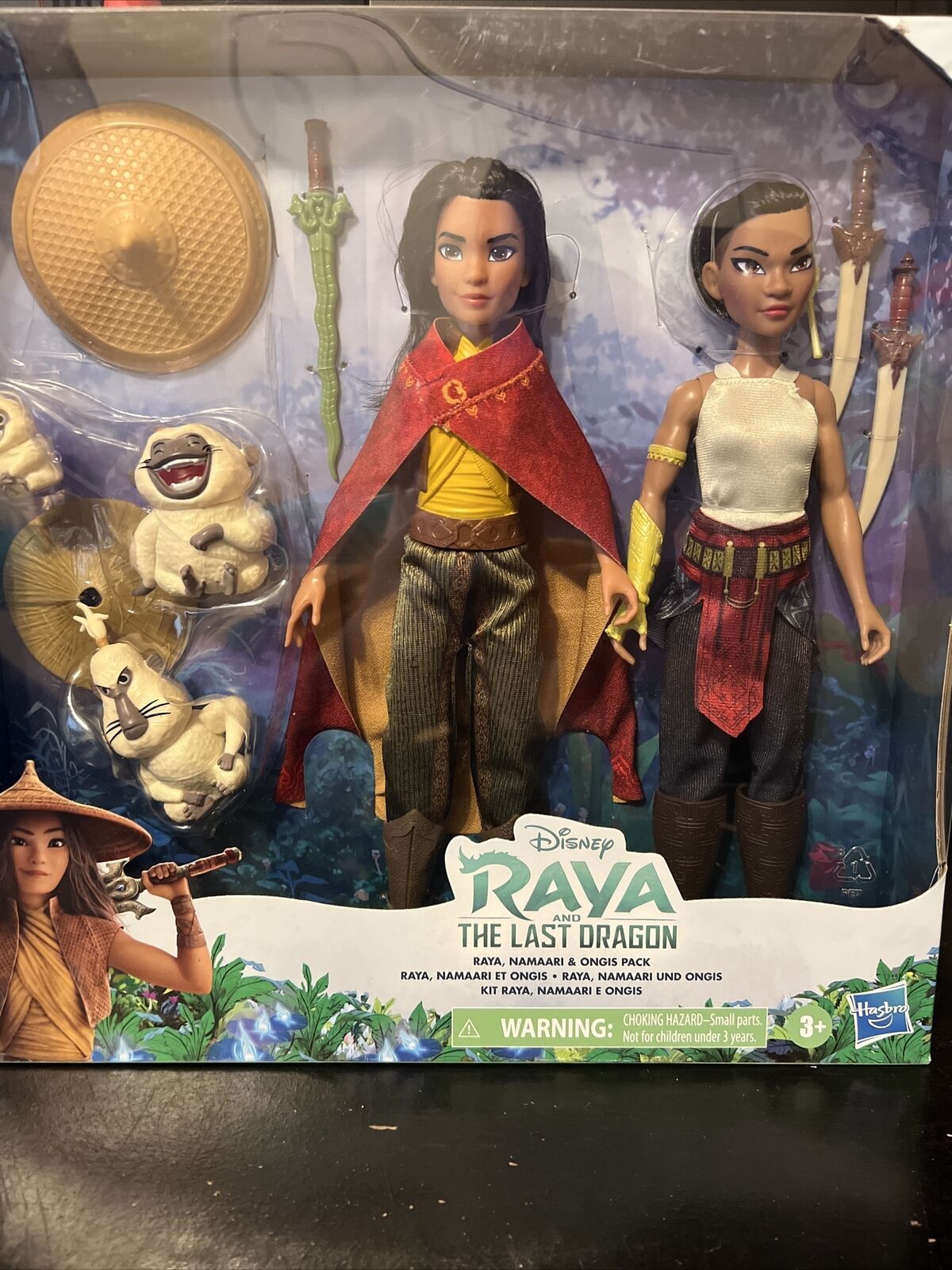 HASBRO Disney RAYA and the Last Dragon Raya Namari Ongis Doll Action ...