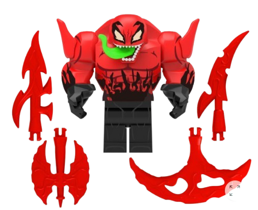 WSToys Marvel Toxin AF327 Collectible Minifigure Custom Lego Figures ...