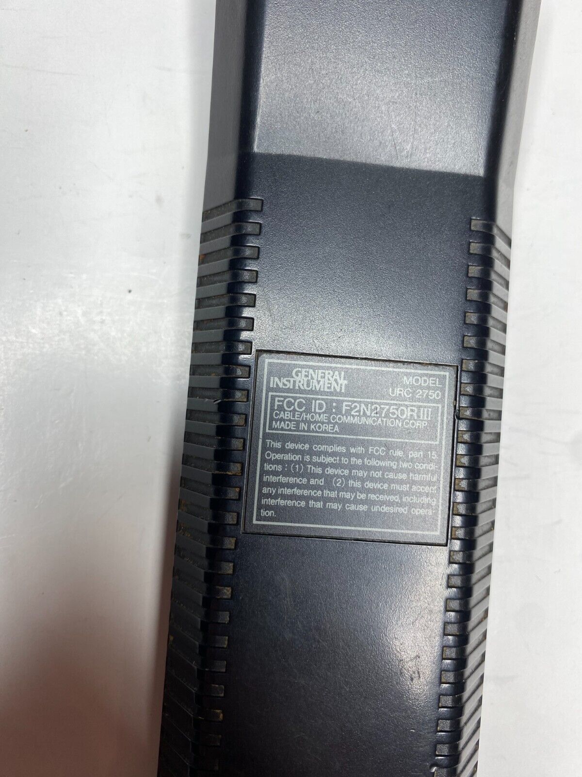 General Instrument URC-2750 UHF TV Remote for 2700R 2710R 2720R 2730R ...