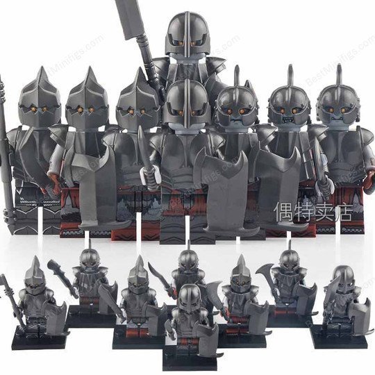 8Pcs Lord of the Rings The Hobbit Gundabad Orcs Dol Guldur Orcs Minifigures Toys - Building Toy ...