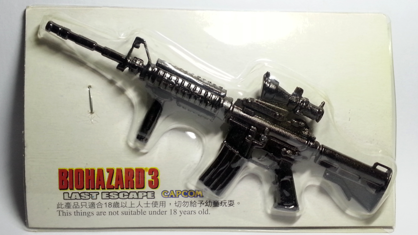BIOHAZARD 3 Assault Rifle Black Metal Toy - Hong Kong Comic Capcom ...
