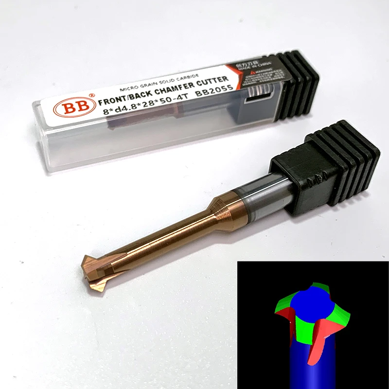 BB Front Back Deburrer Double Angular Chamfering Cutter Inner Chamfer ...