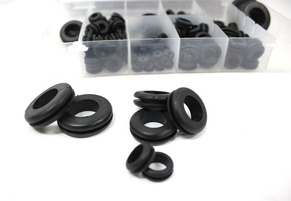 180pc Rubber Grommet Assortment Set Firewall Wiring Electrical Wiring ...
