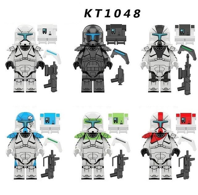 Star Wars Various Clone Commando Gregor Niner Fixer Scorch Sev 12pcs ...