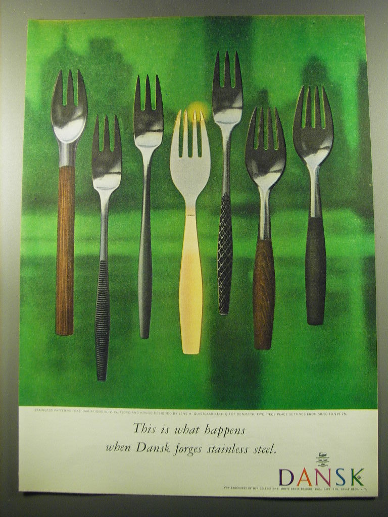 1959 Dansk Stainless Flatware Advertisement - This is what happens ...