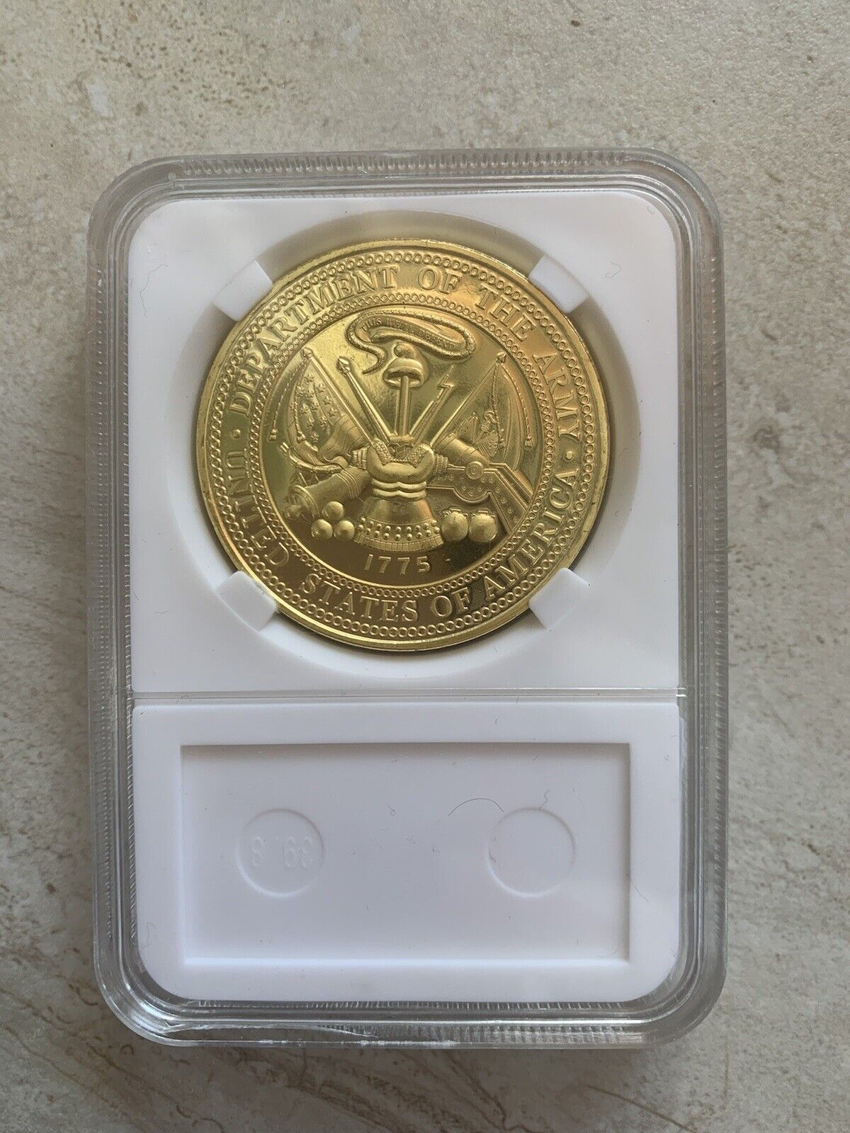 Us Army Intelligence And Security Command Challenge Coin With Case Current Militaria 2001 Now