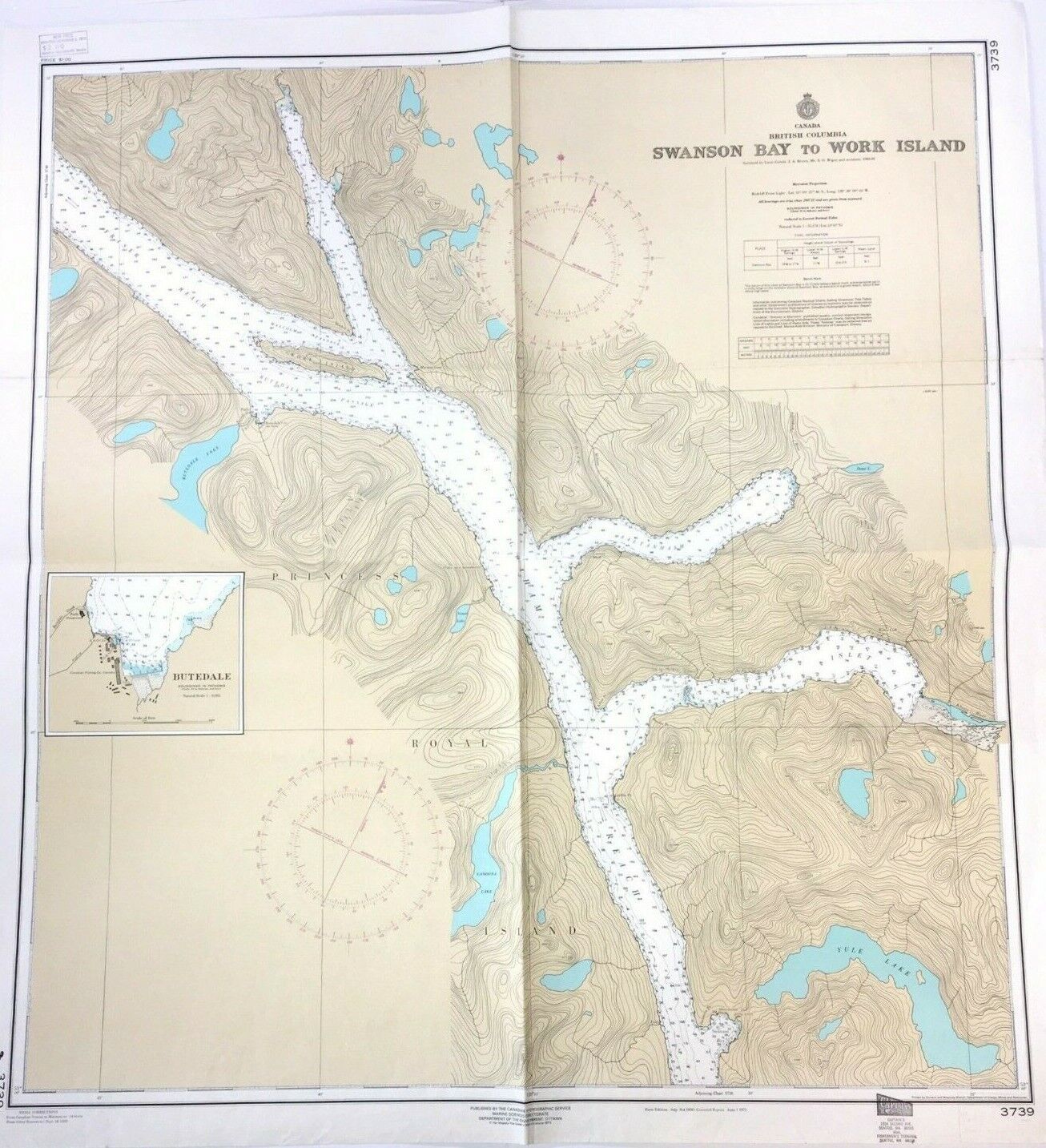 Vtg Inside Passage Swanson Bay British and 16 similar items