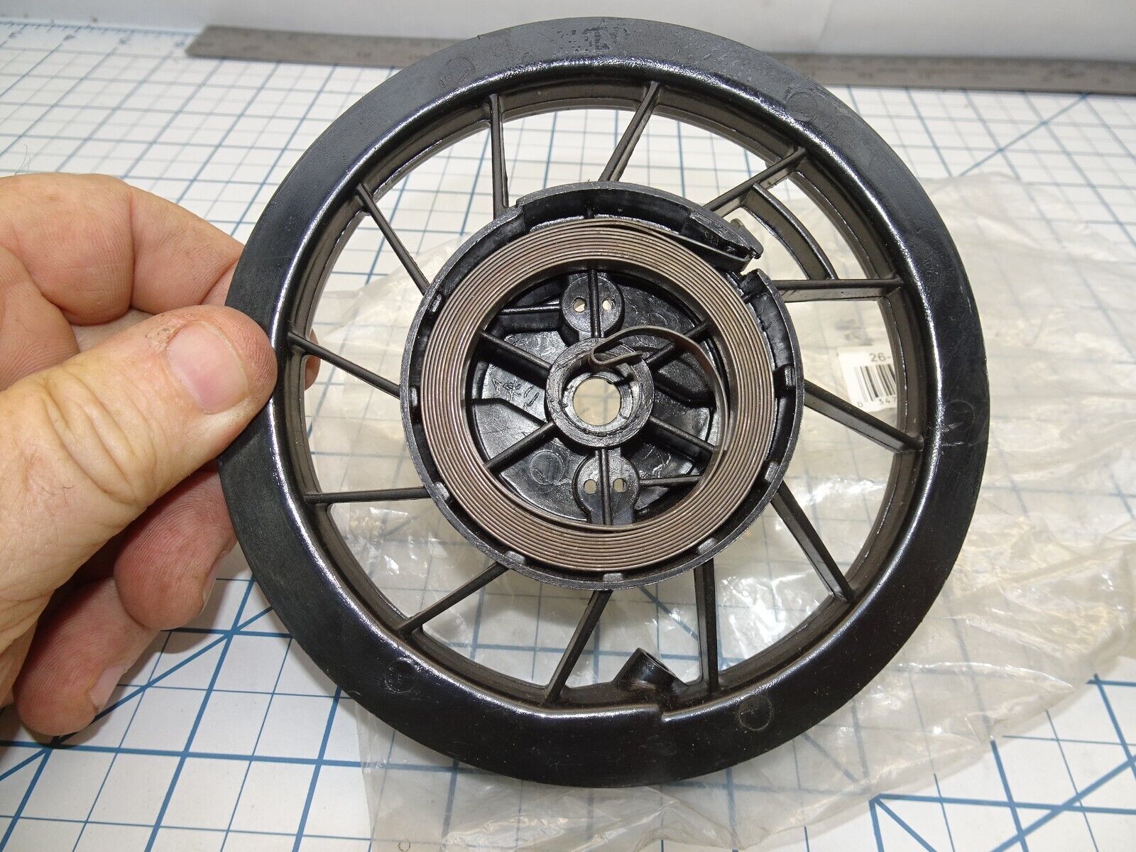 Rotary 9488 Starter Pulley Reel with Recoil Rewind Spring Replaces ...
