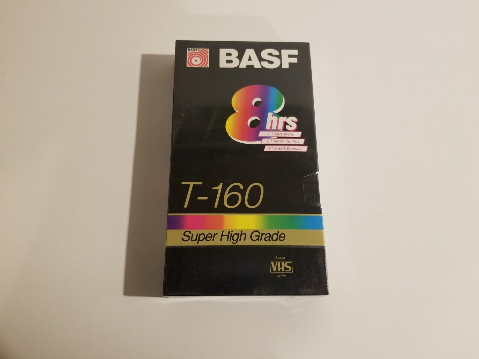 New BASF Super High Grade T-160 Blank VHS Tape - Vintage Blank Media