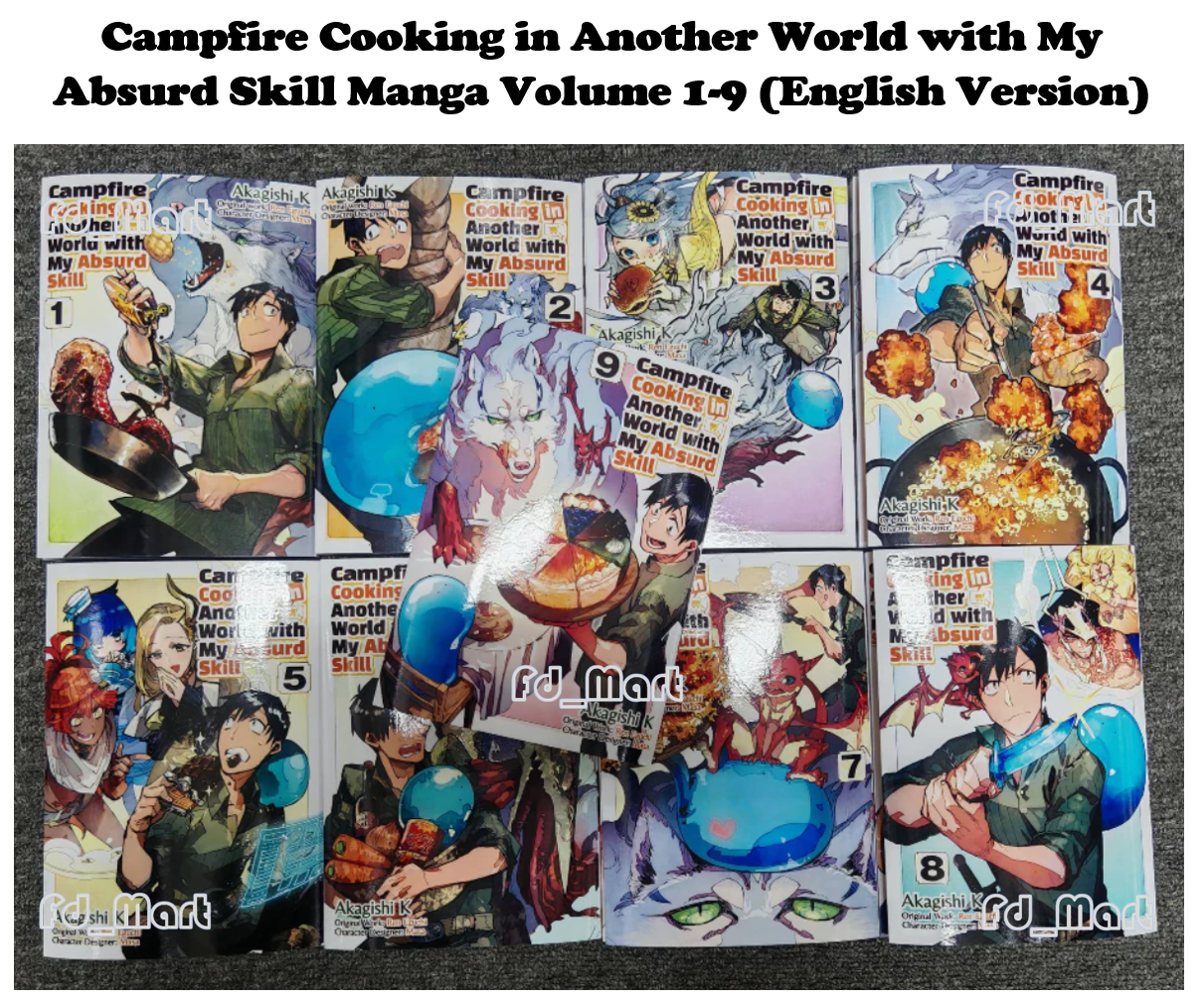 Manga Campfire Cooking in Another World with My Absurd Skill Volumes 1 ...