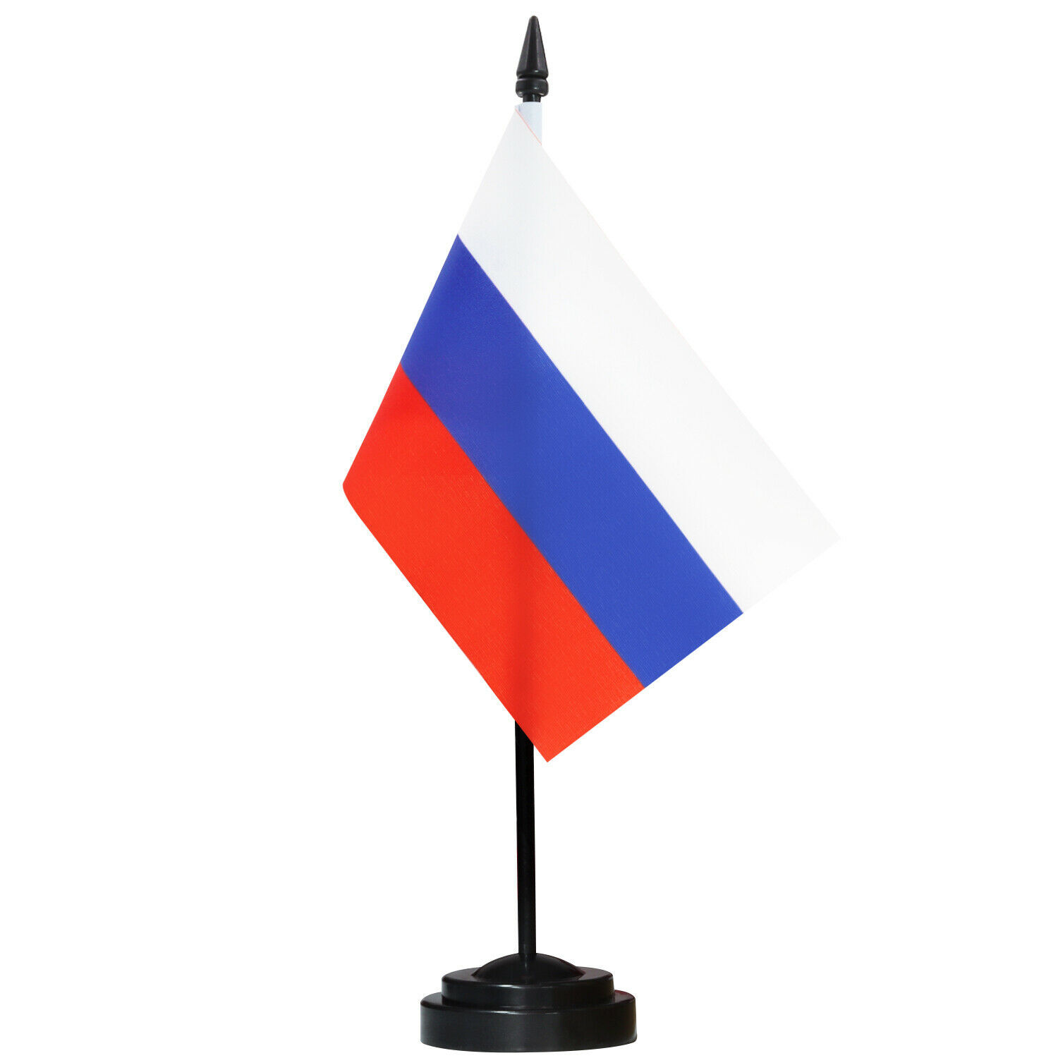 ANLEY Russia Deluxe Desk Flag Set - 6 x 4 Inch Miniature Russian ...